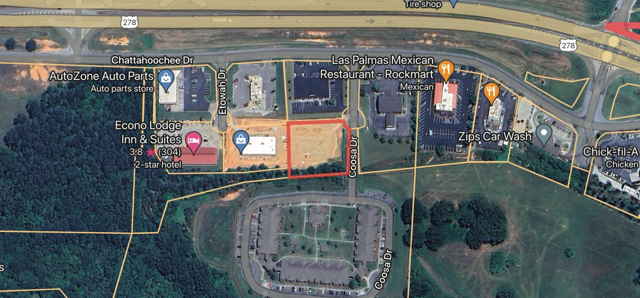 1-acre Commercial Lot Rockmart, GA Auction - Dempsey Auction Company